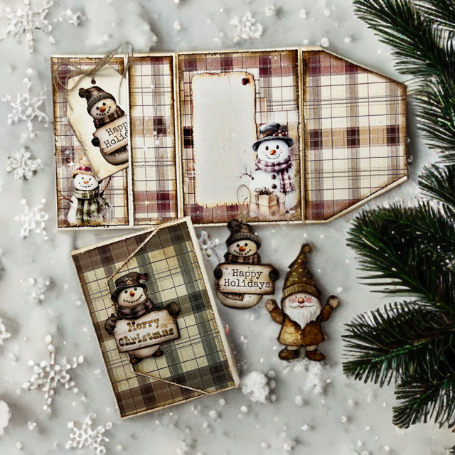 Country Vintage Christmas Card - shop the project – Creative Treasures