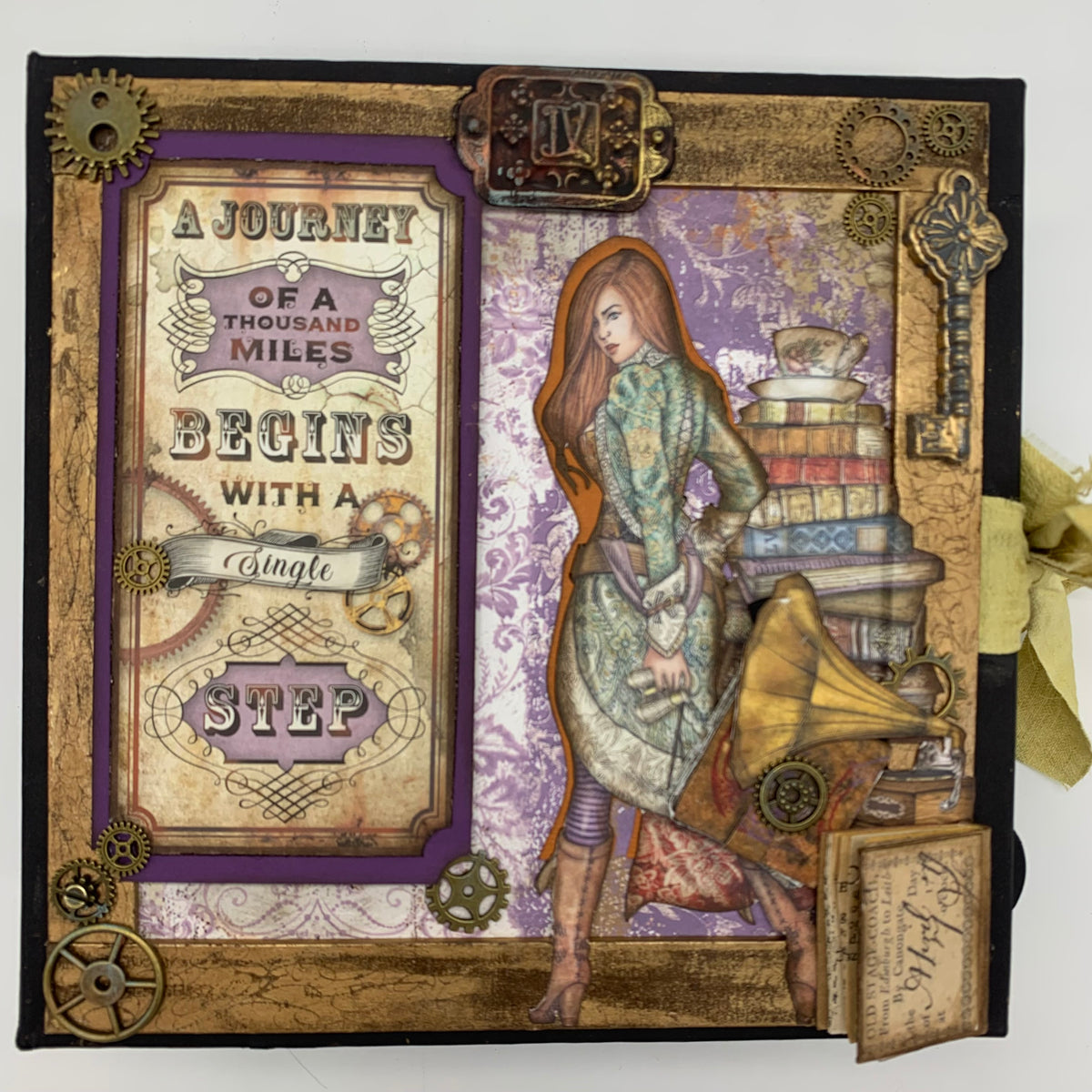 Mini Album Tutorial - Stamperia * Lady Vagabond Lifestyle * – Creative ...