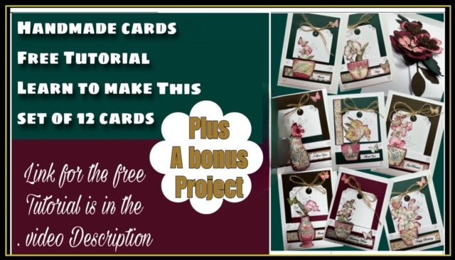 Handmade Cards Free Video Tutorial + Bonus project – Creative Treasures